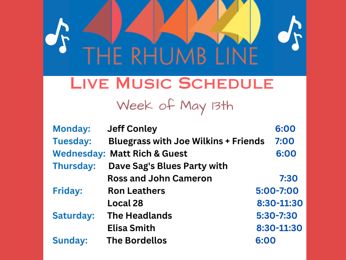 This Week’s Live Music Schedule at the Rhumb Line – Good Morning Gloucester