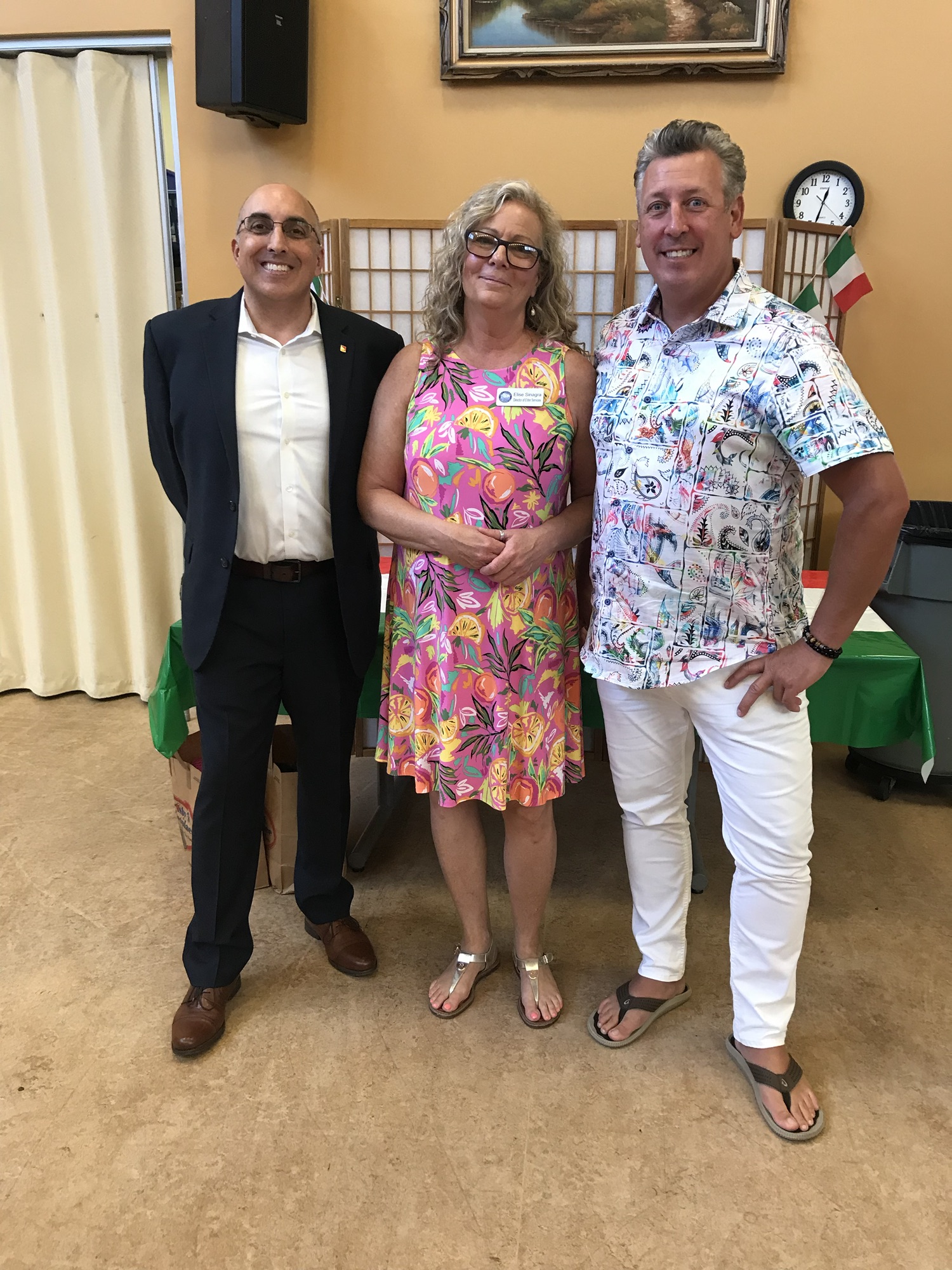 St Peter’s feast at Rose Baker with Scotty Mac Mayor Verga and Elise ...