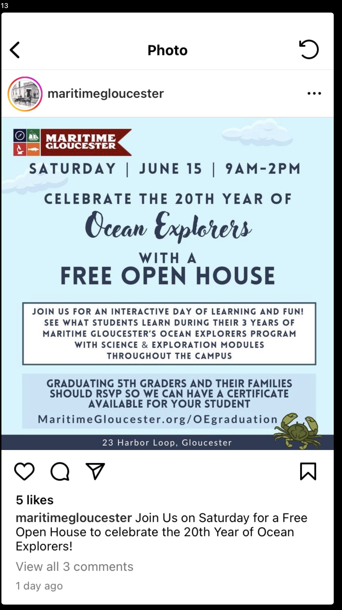 Open House at Maritime Gloucester – Good Morning Gloucester