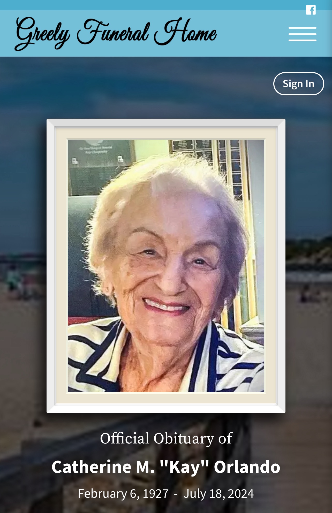 Catherine M. “Kay” Orlando Obituary – Good Morning Gloucester