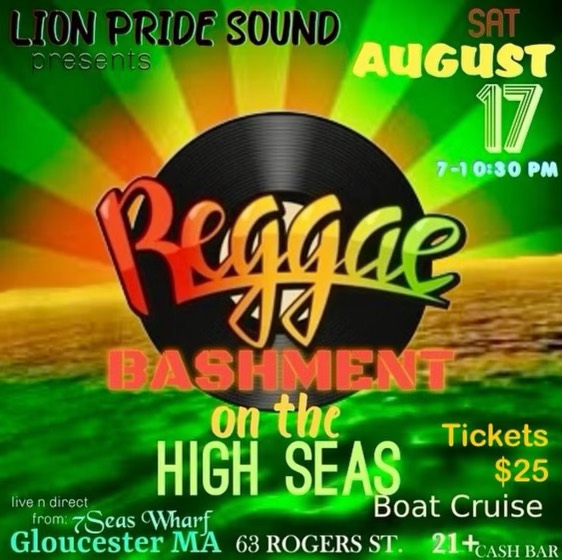 This Saturday! It’s the REGGAE BASHMENT ON THE HIGH SEAS BOAT CRUISE ...