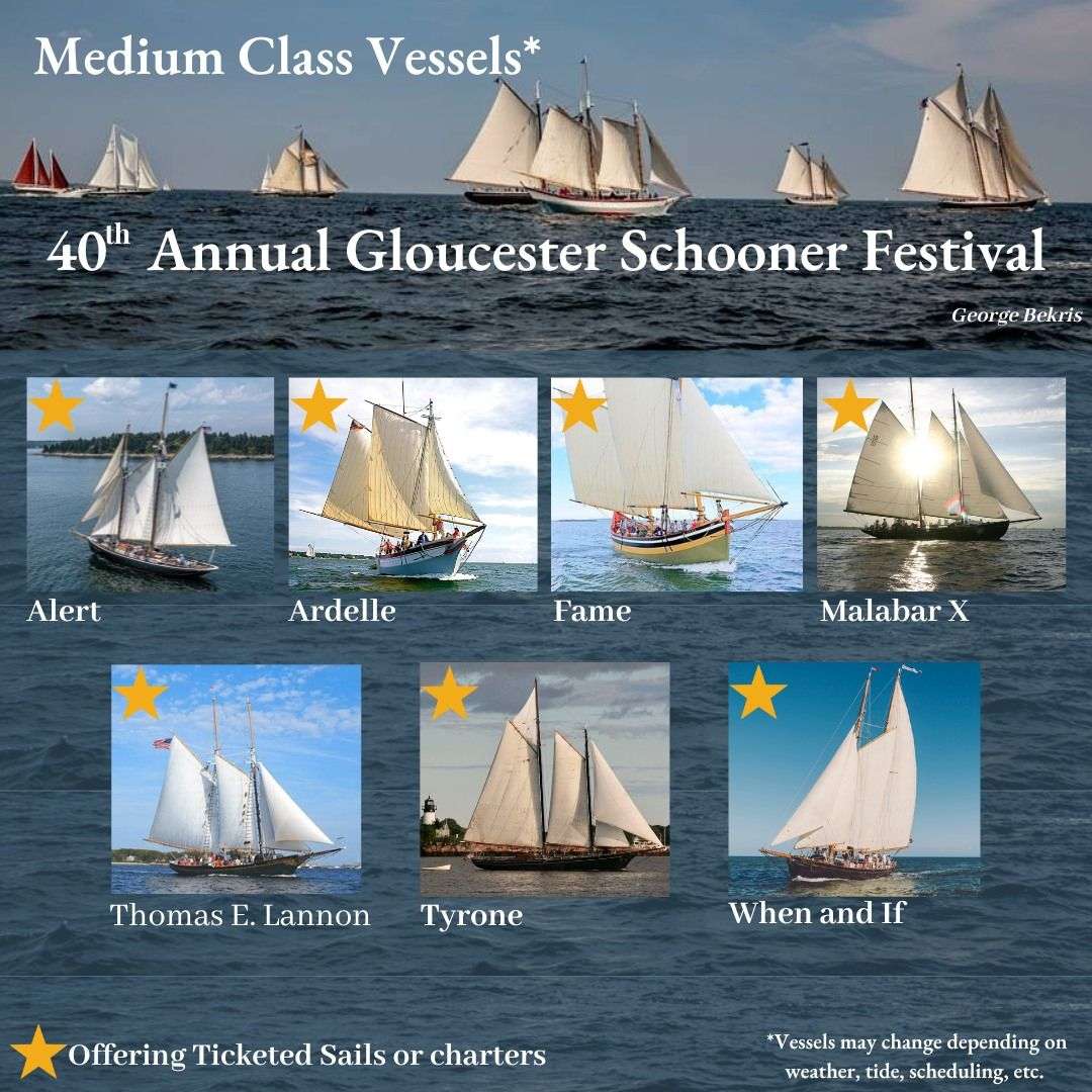 Check out this year’s schooners! See them at the Gloucester Schooner ...