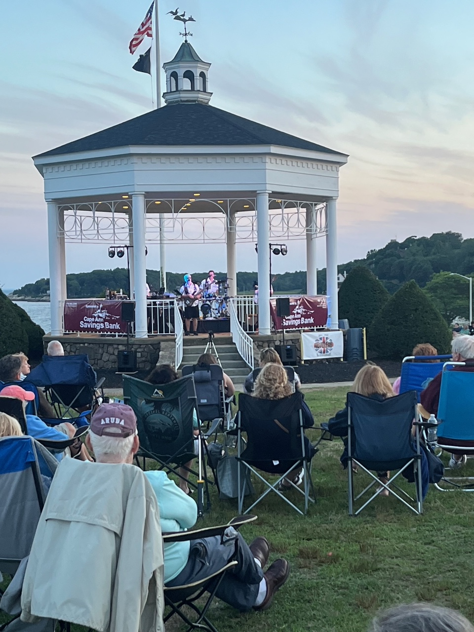 The 4 ever Fab Beatles tribute band at the Antonio Gentile Bandstand ...