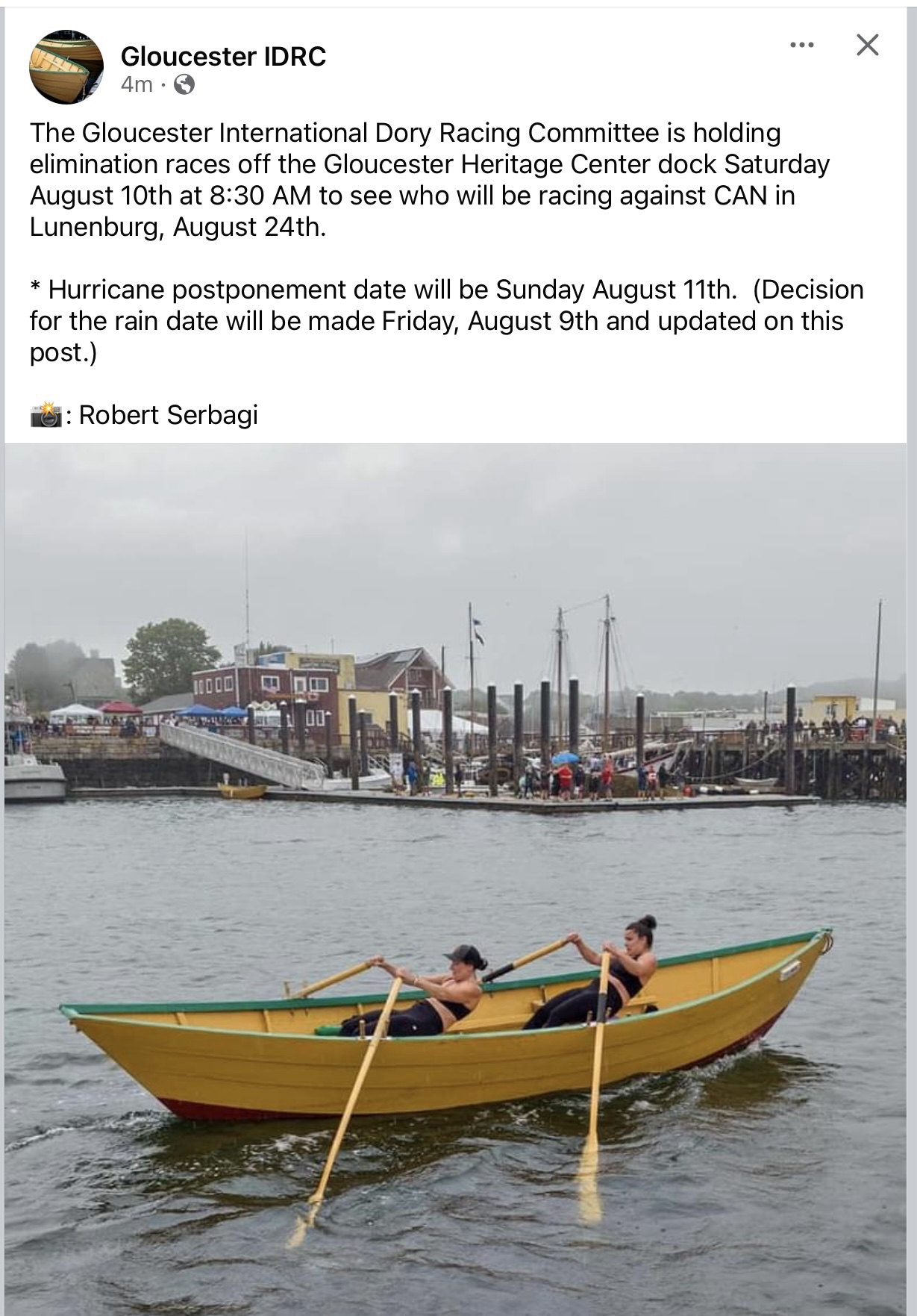 Update on Dory Elimination Races – Good Morning Gloucester