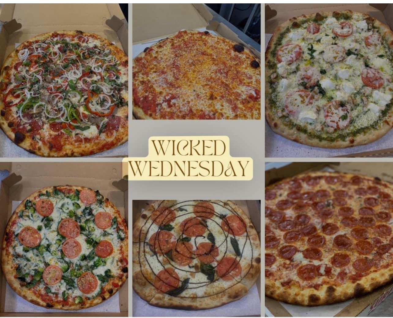 Surfside Pizza 🍕Wicked Wednesday 8/7 🍕Buy any 18” Pizza get an 18” $5 ...