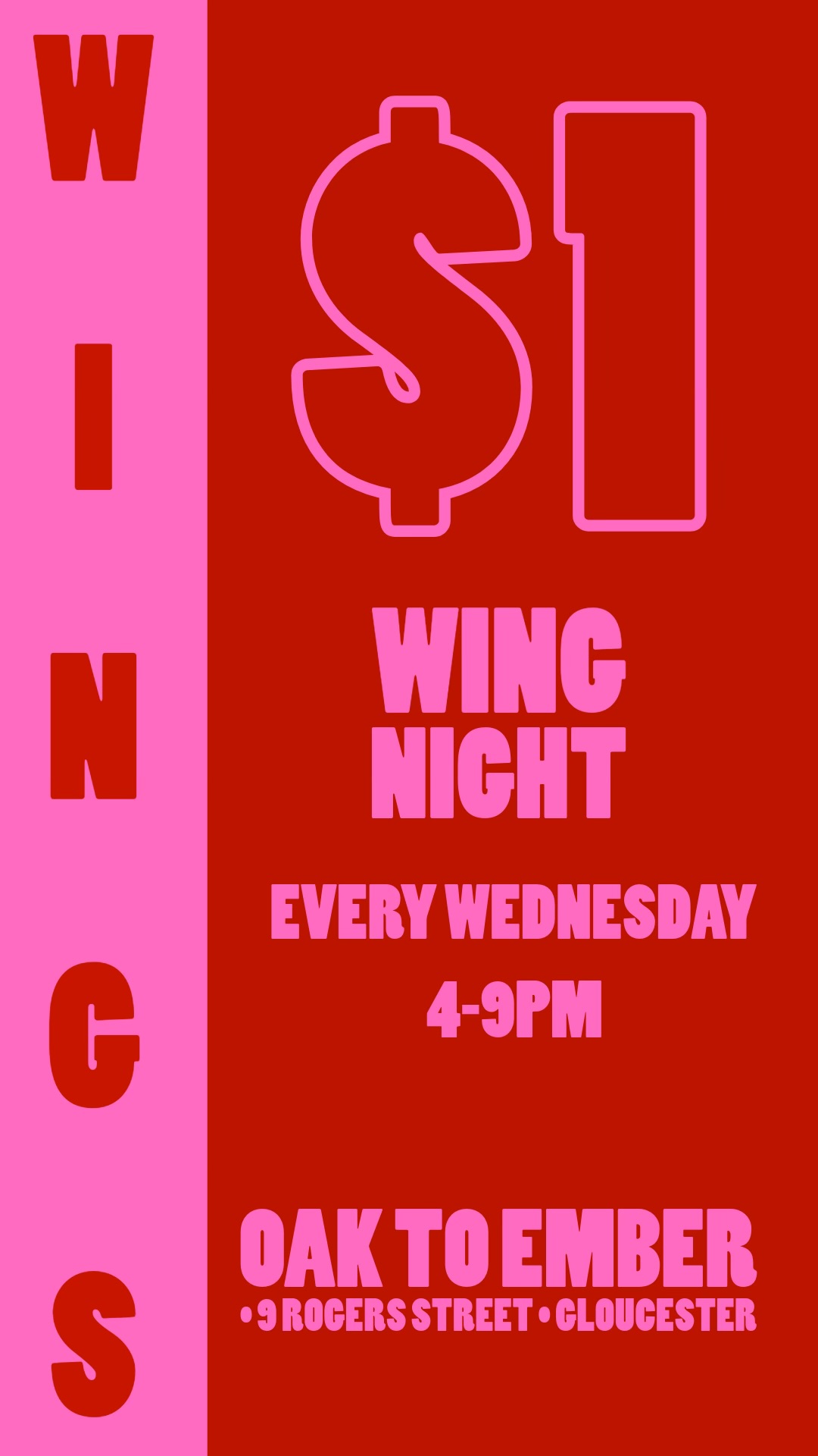 Oak To Ember: Wednesday Dolla Wing Night and now serving our Fall ...