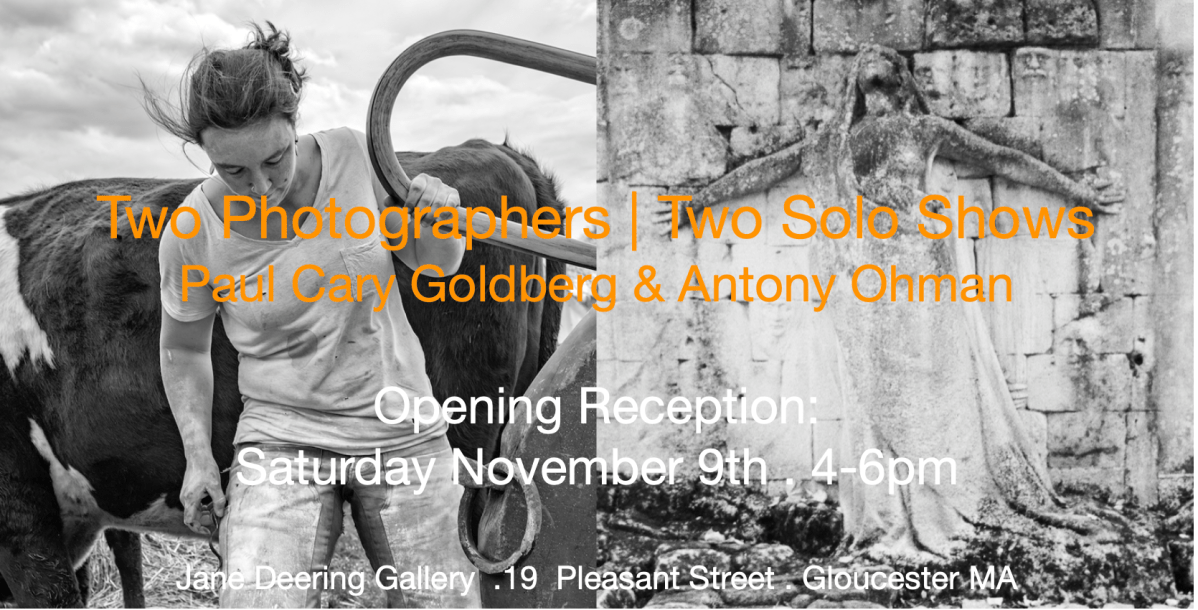 Friday! Join Paul Cary Goldberg & Antony Ohman at their new solo shows ...