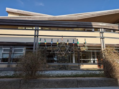Happy Hanukkah 2024! Gloucester’s Lobster Trap Menorah is ready to be ...