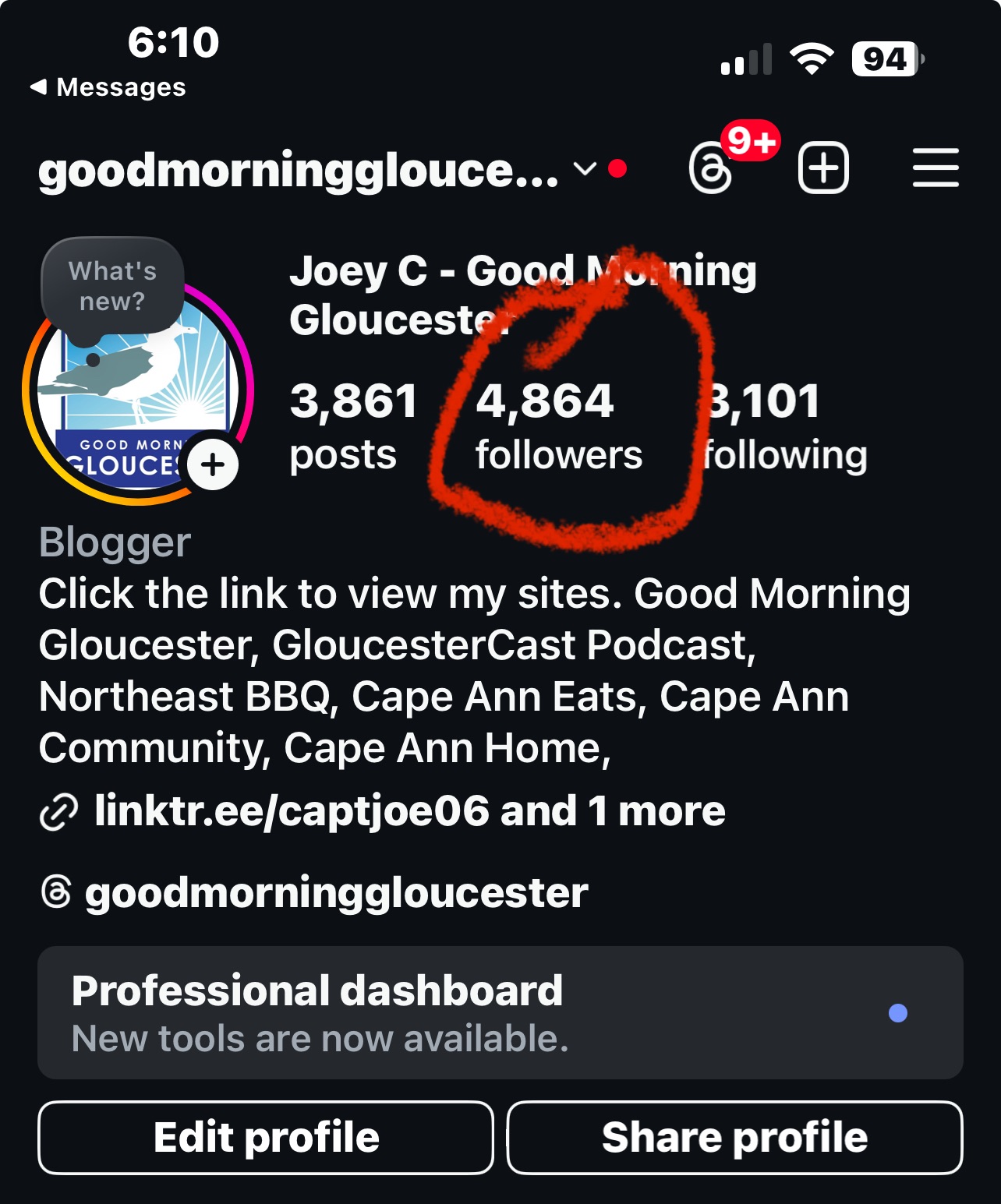 We have 24 thousand followers on the GMG Facebook page. I’d really like ...