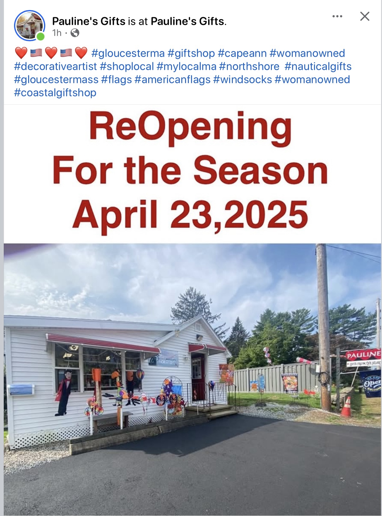 Pauline’s Reopening Date for 2025 – Good Morning Gloucester