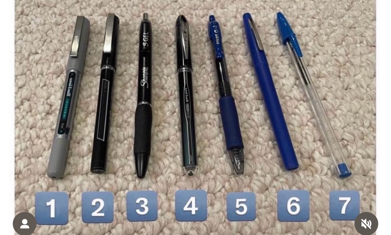 Pen choice results so far – Good Morning Gloucester
