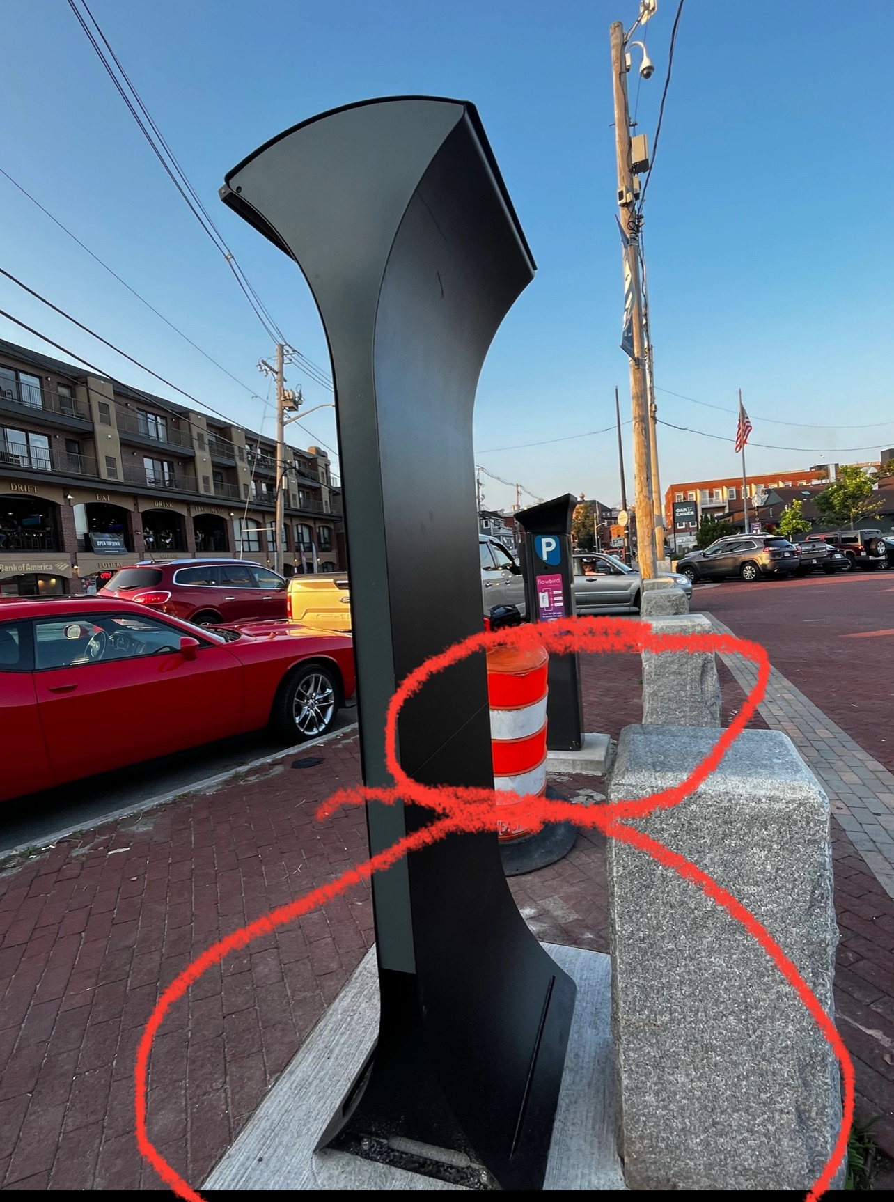 What happened to the Flowbird parking kiosk and Soofa Information Kiosk ...