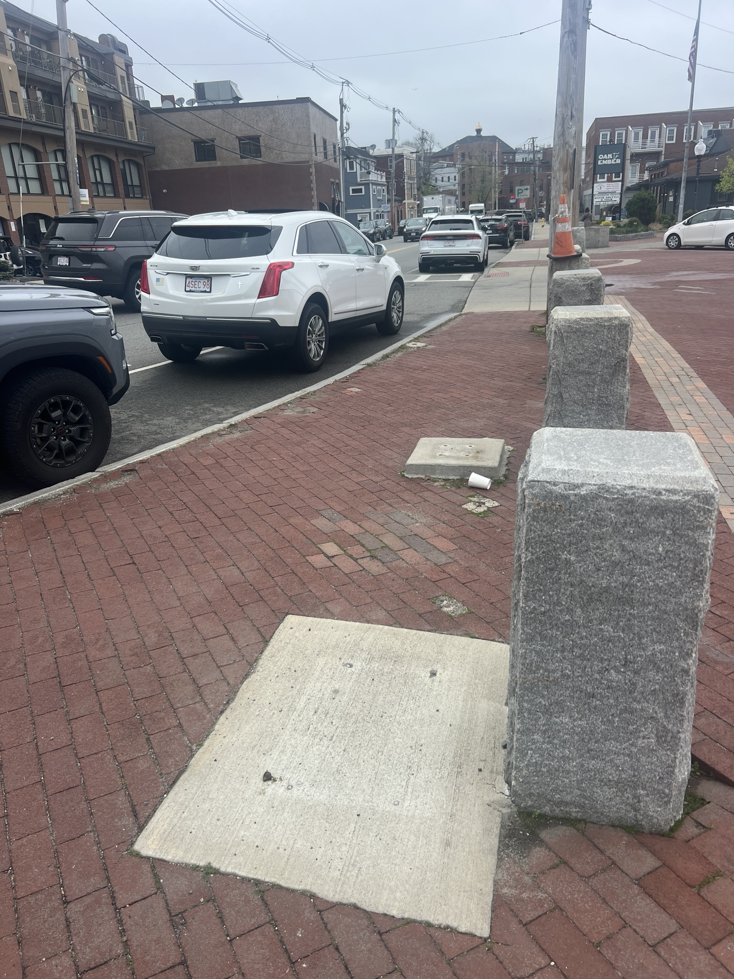 What happened to the Flowbird parking kiosk and Soofa Information Kiosk ...