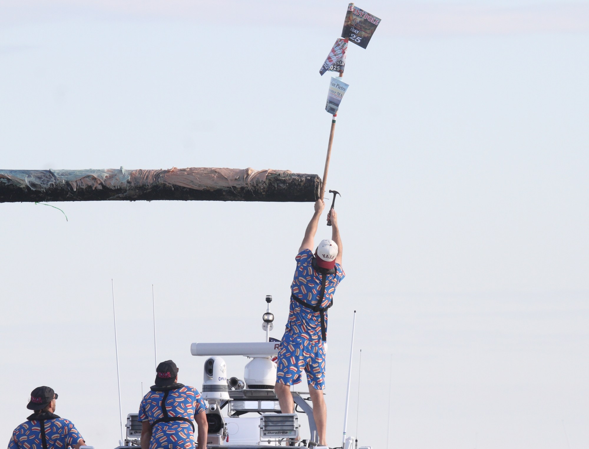 Fiesta 2025 Friday Greasy Pole Winner Jo Jo Klyce – Good Morning Gloucester