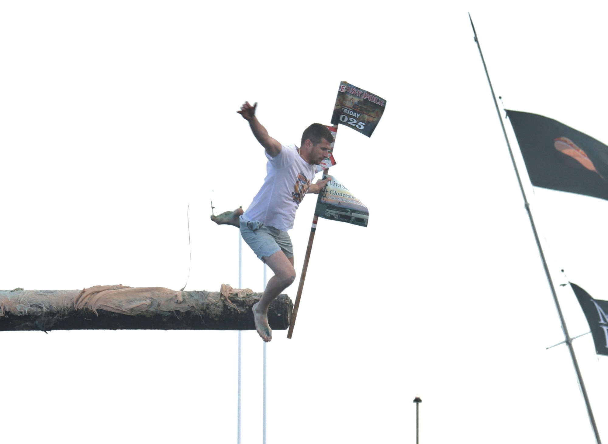Fiesta 2025 Friday Greasy Pole Winner Jo Jo Klyce – Good Morning Gloucester