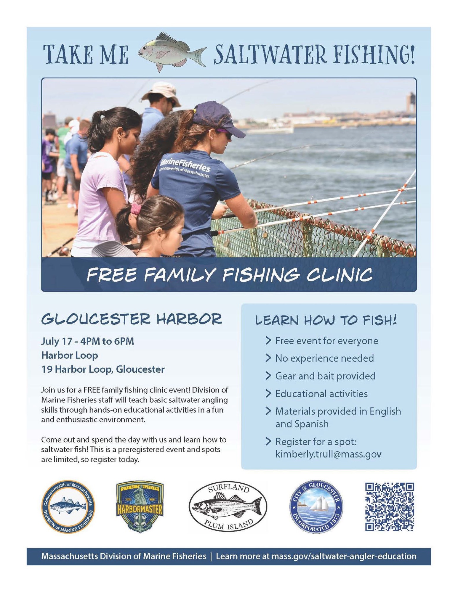 🎣 Take Me Saltwater Fishing!The City of Gloucester is proud to partner ...