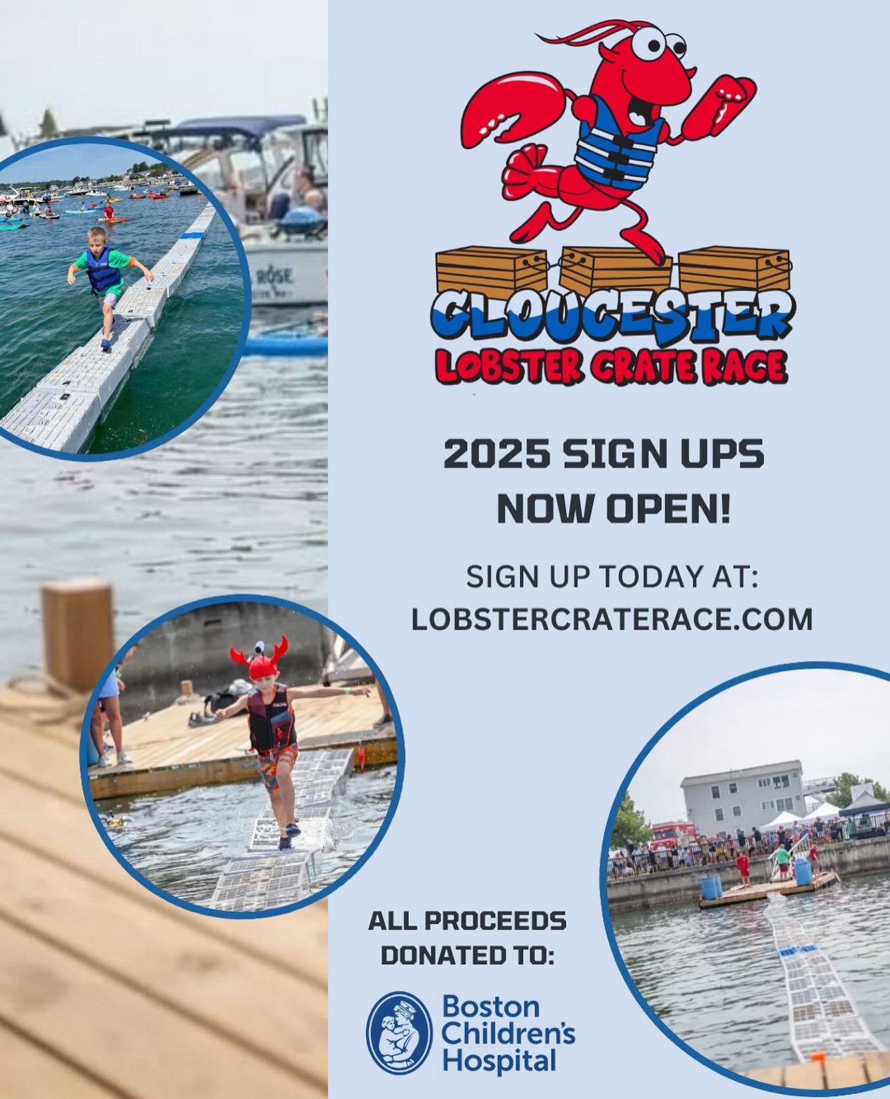 Sign-ups for the 2025 Gloucester Lobster Crate Race are now open ...