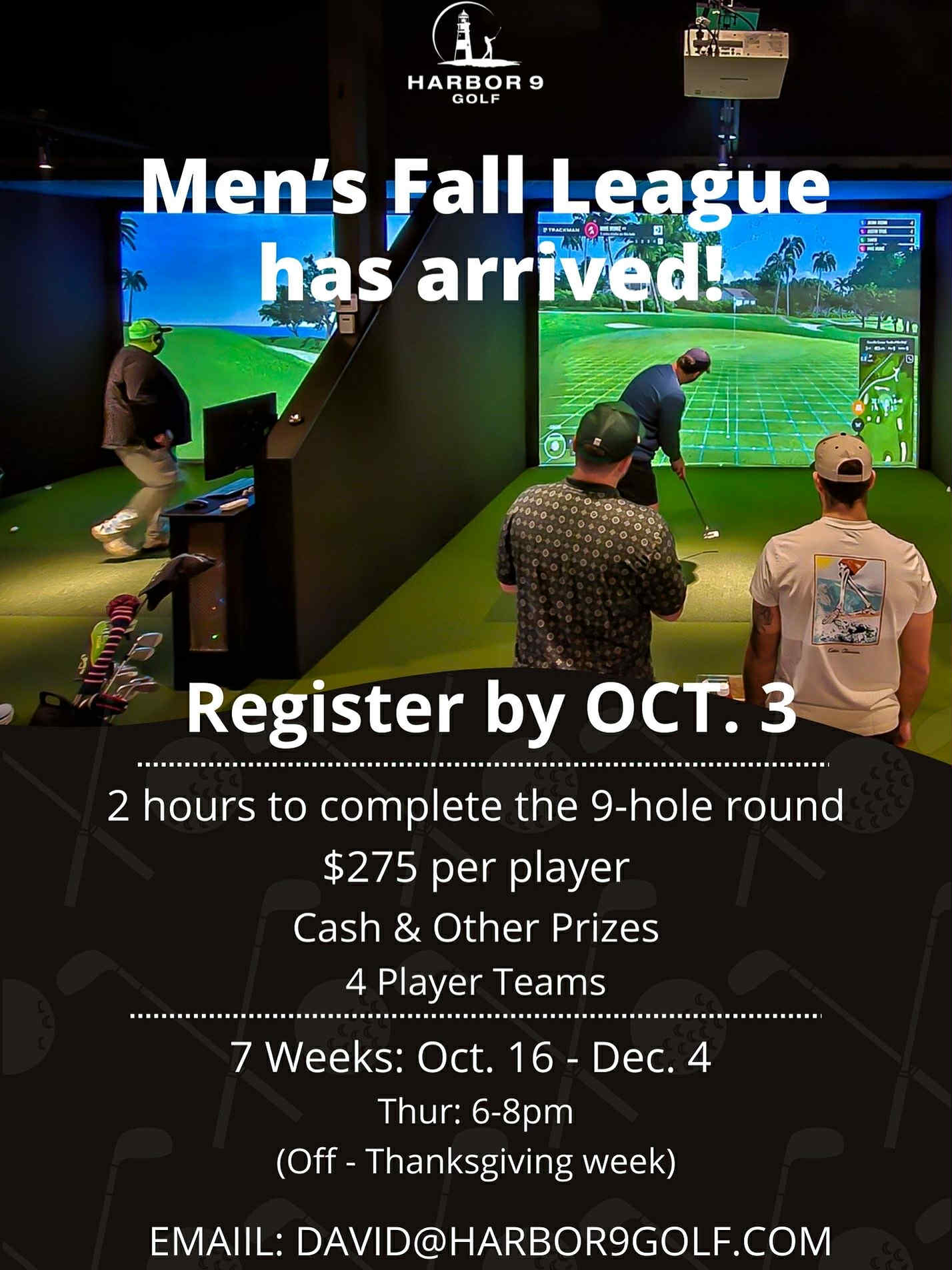 Men’s Fall League is here At Harbor 9 Golf! – Good Morning Gloucester