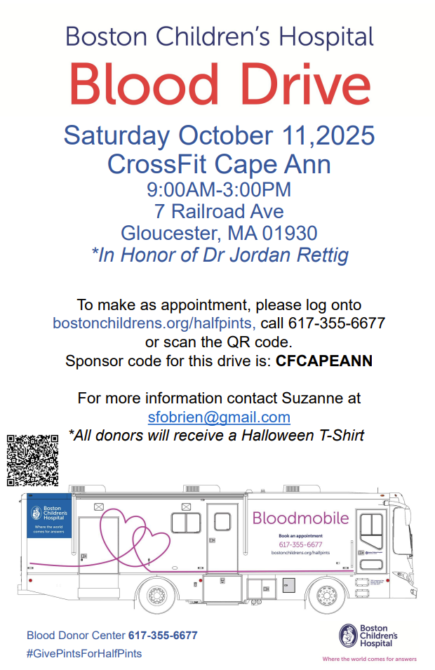 Children’s Hospital Blood Drive – Good Morning Gloucester