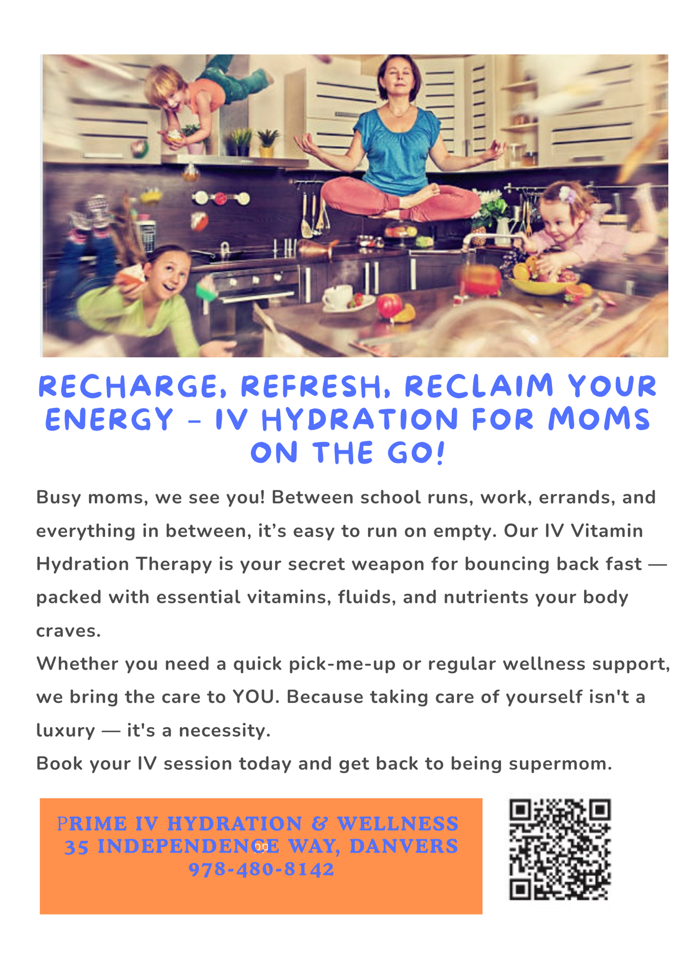 RECHARGE, REFRESH, RECLAIM YOURENERGY -Prime IV HYDRATION FOR MOMS ON ...