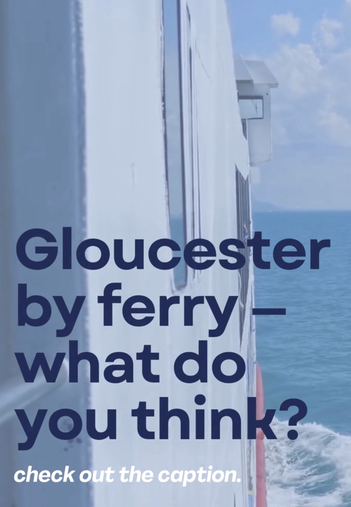 Share Your Thoughts on Ferry Service to Gloucester! – Good Morning ...