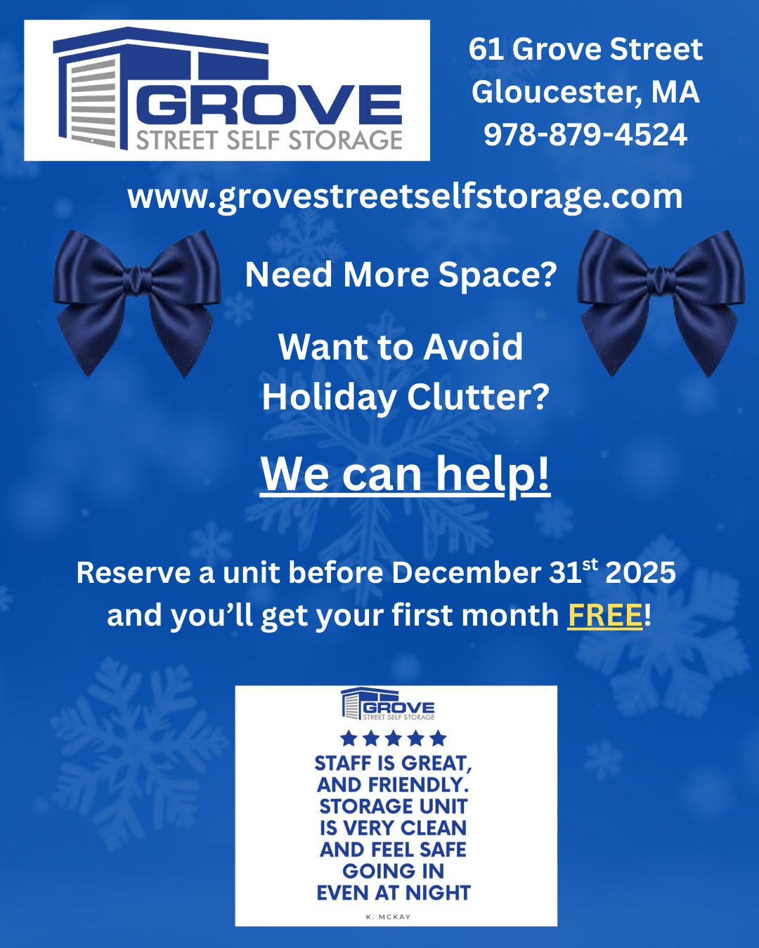 Grove Street Self Storage – Good Morning Gloucester