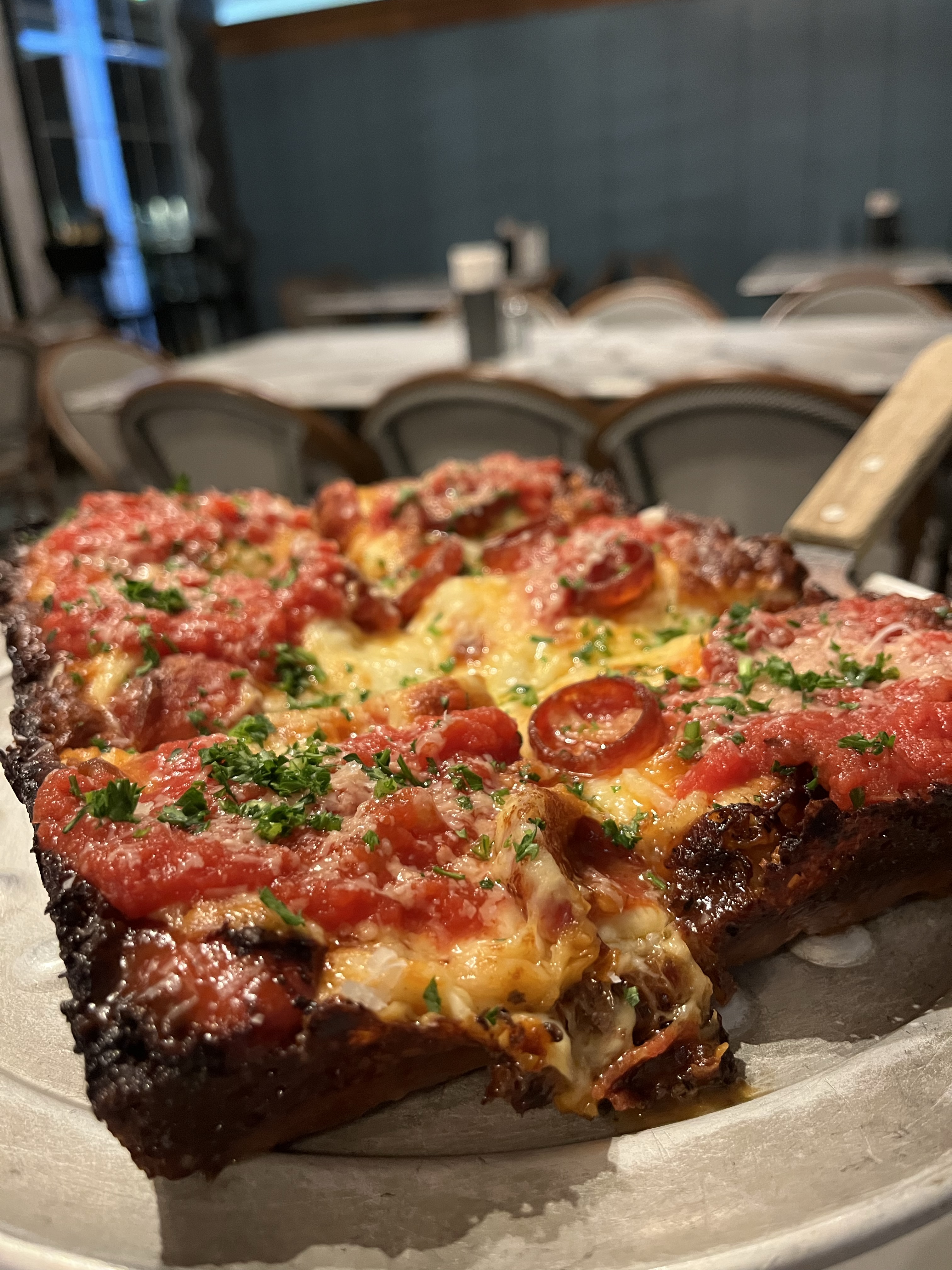Detroit Pizza At Bravo Manchester – Good Morning Gloucester
