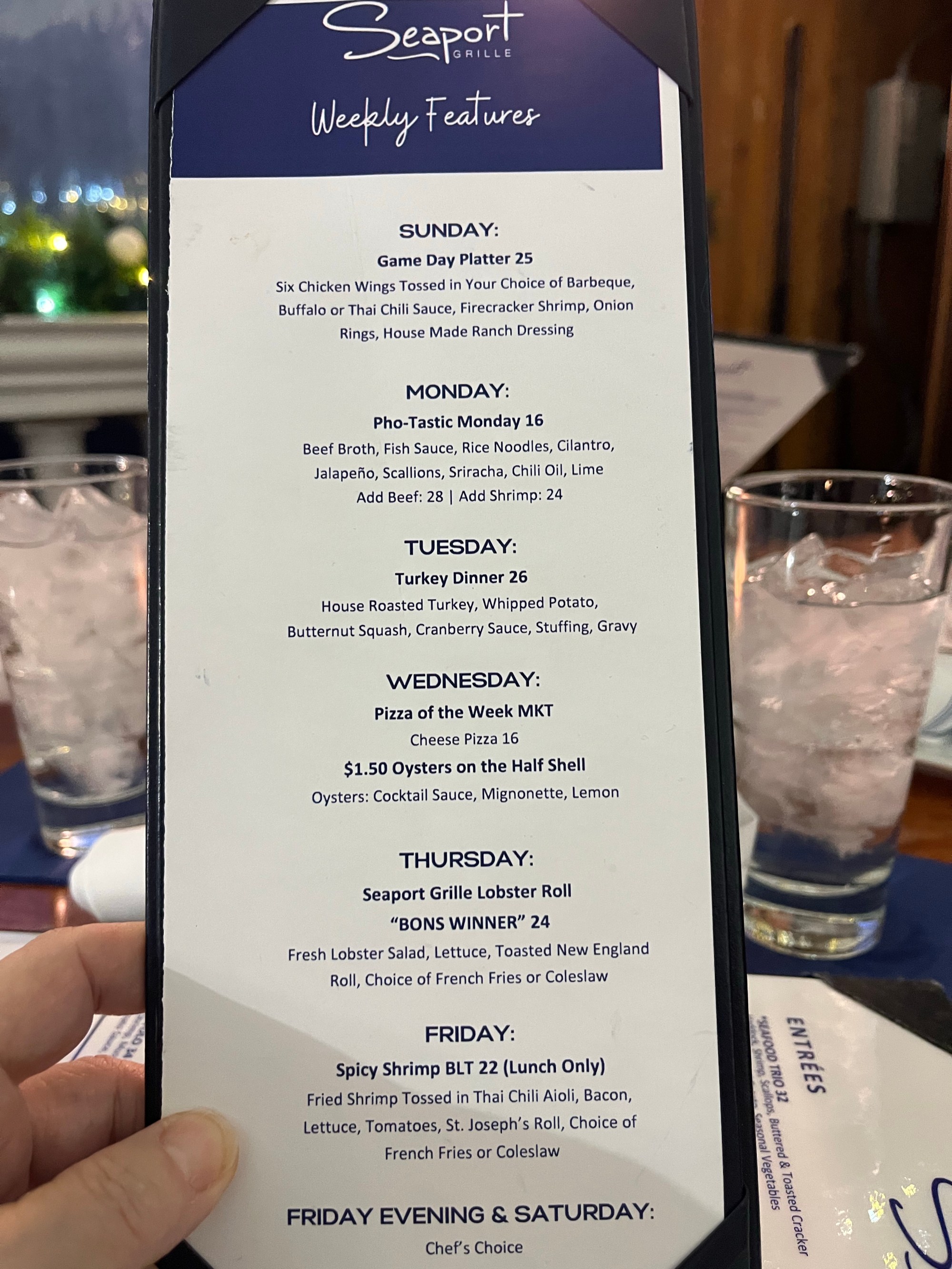 Seaport Grille On A Saturday Night – Good Morning Gloucester