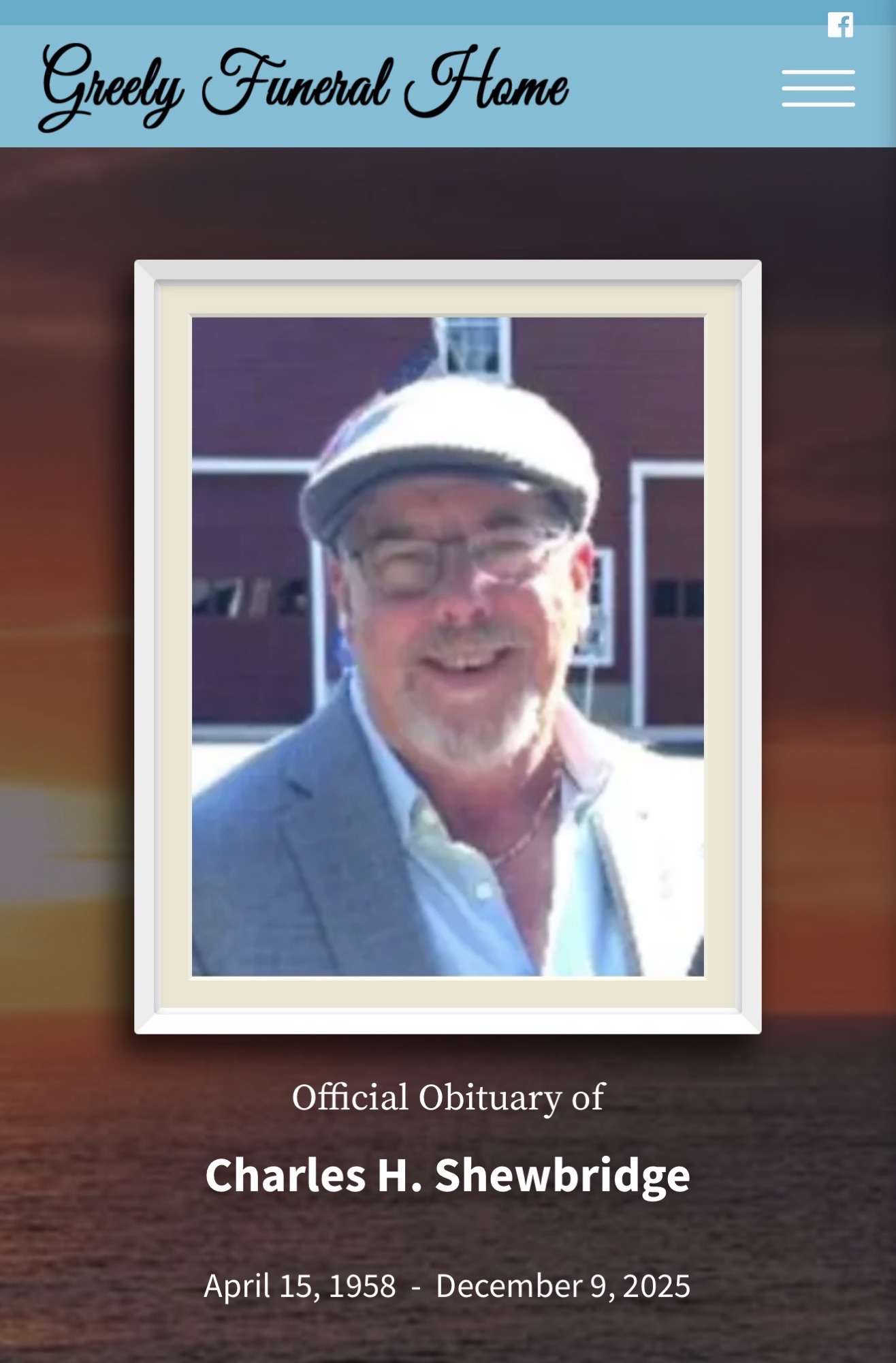 Charles H. Shewbridge Obituary and Visiting Hours Information – Good ...