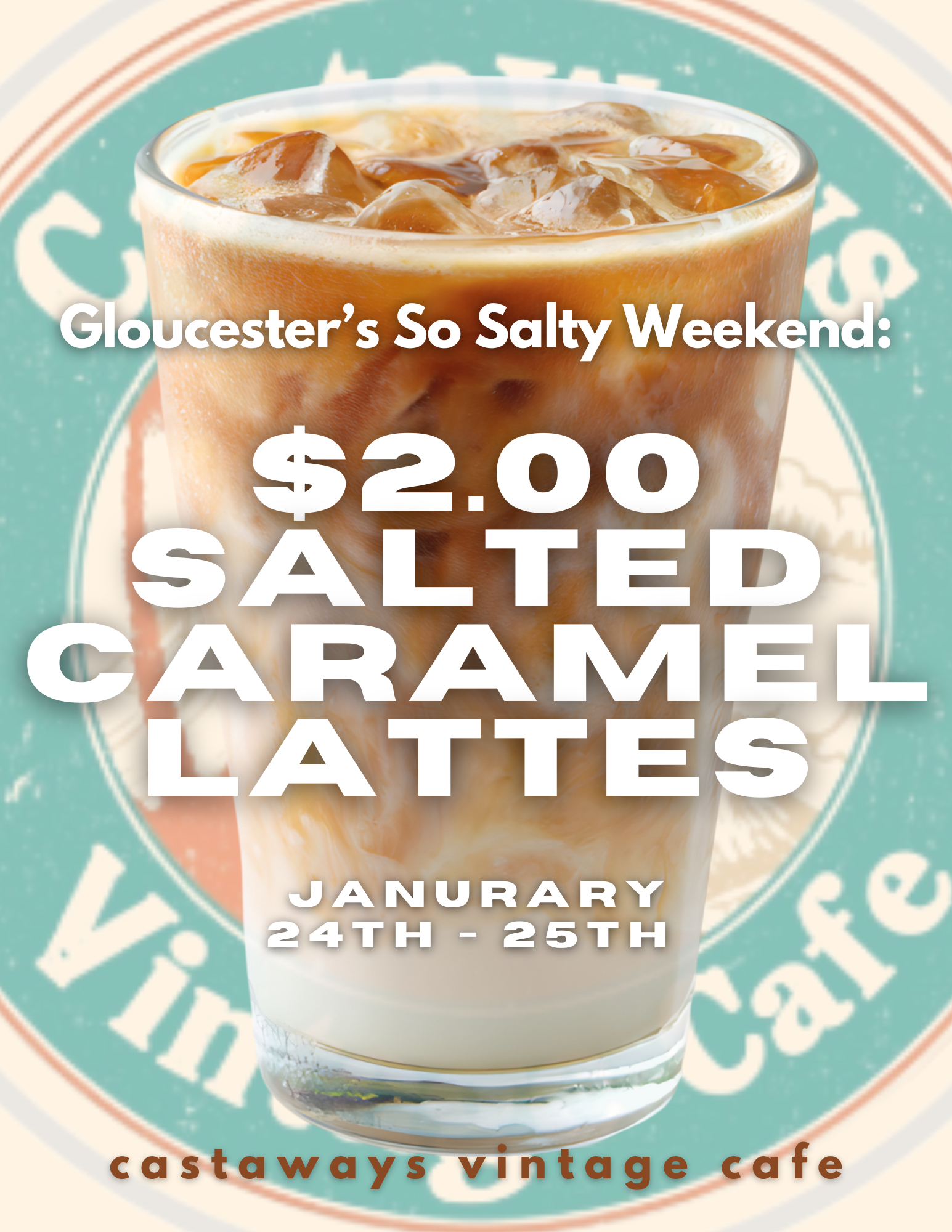 Castaways will have $2 Salted Caramel Lattes For Gloucester So Salty ...