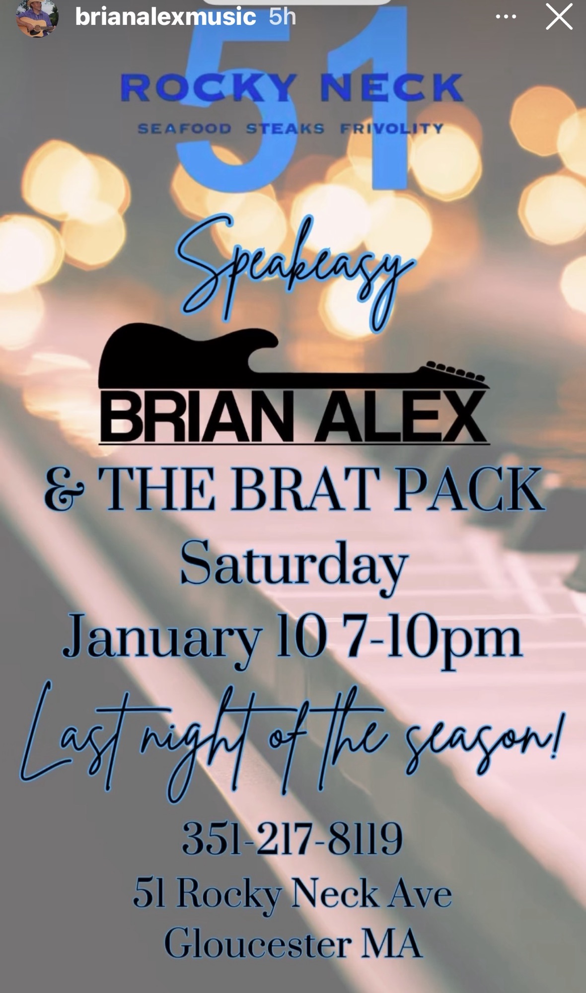 Brian Alex At 51 Rocky Neck – Good Morning Gloucester