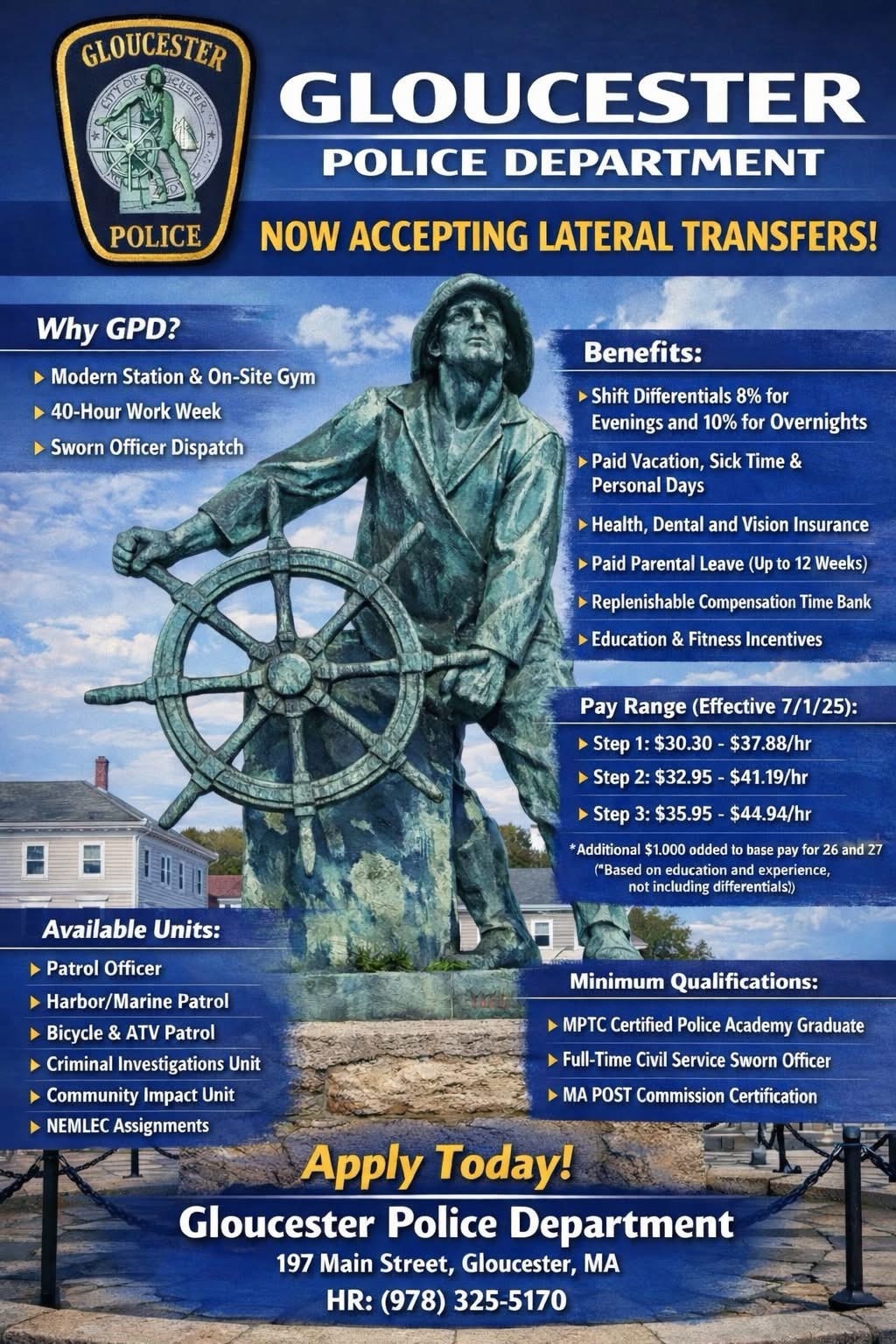 The Gloucester Police Department is now accepting applications for ...
