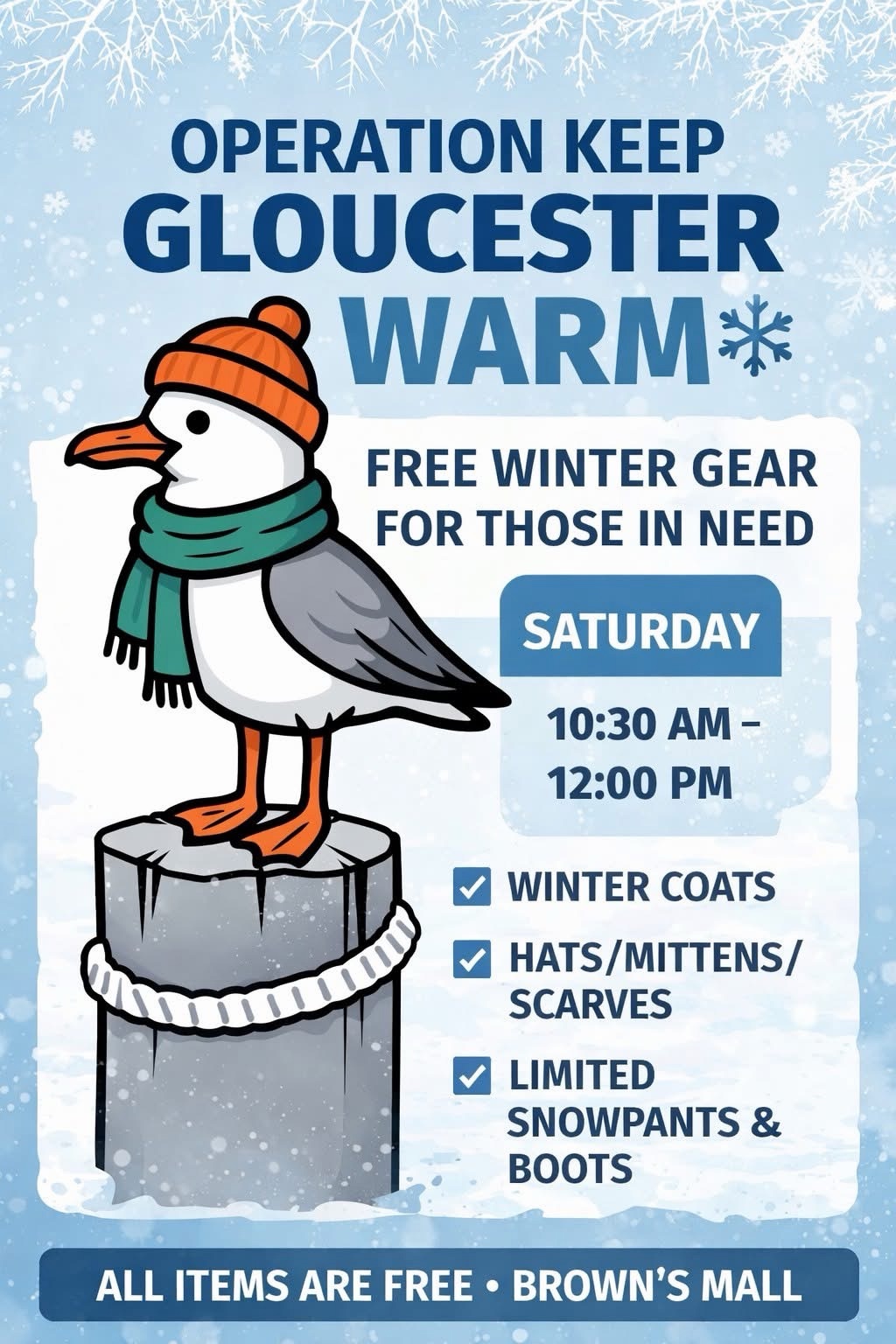 Operation Keep Gloucester Warm – Good Morning Gloucester
