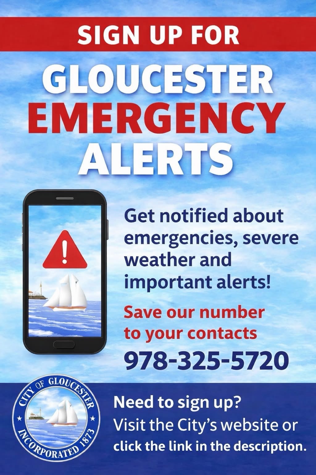 Sign up for emergency alerts from the City of Gloucester – Good Morning ...