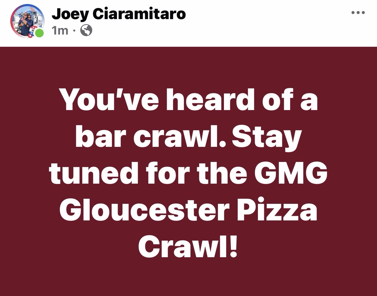 GMG Pizza crawl in the works!!!! – Good Morning Gloucester