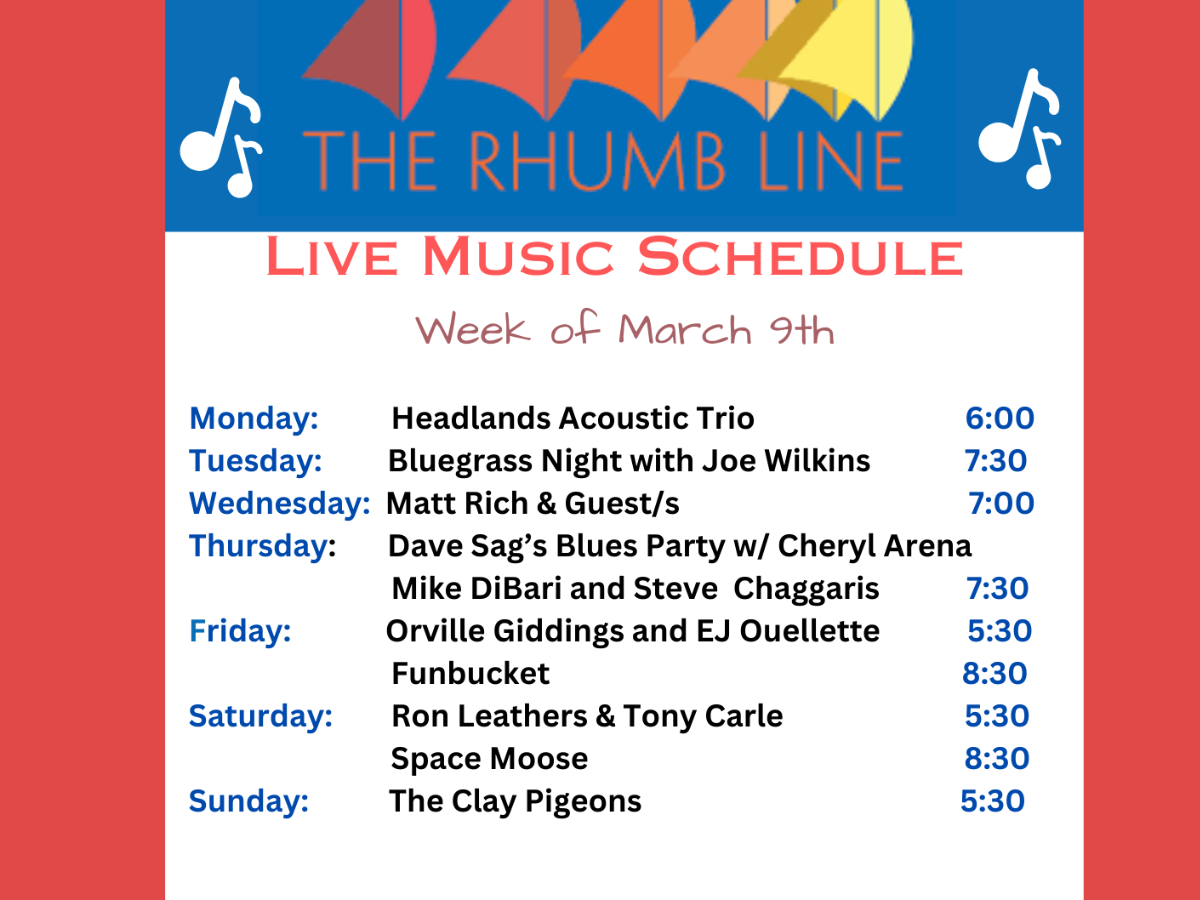 This Week’s Music Schedule at The Rhumb Line – Good Morning Gloucester